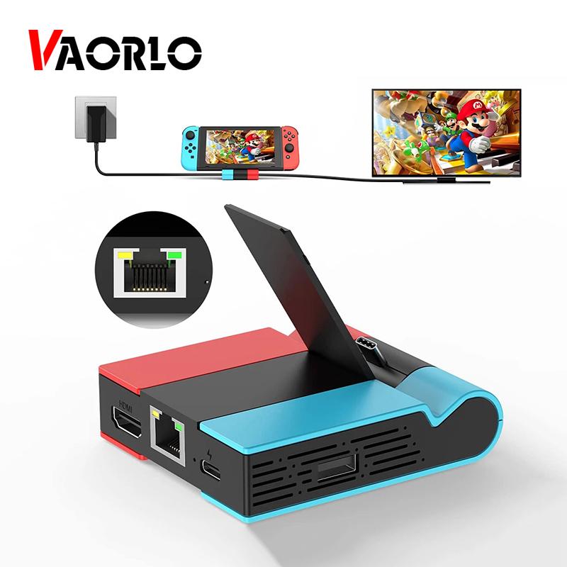 Köp VAORLO TV Charging Dock for Nintendo Switch 1080P HD 4K HDMI ...