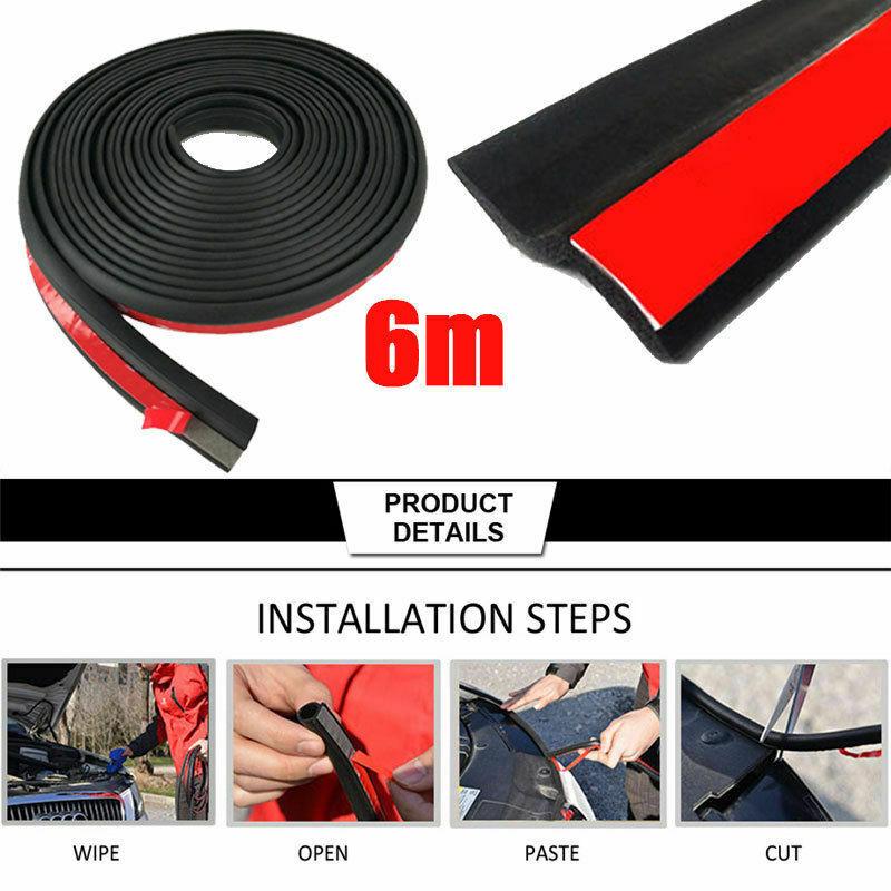 Buy 6M Large Z Type Weather Strip Auto Car Door Seal Rubber Trim Boot ...