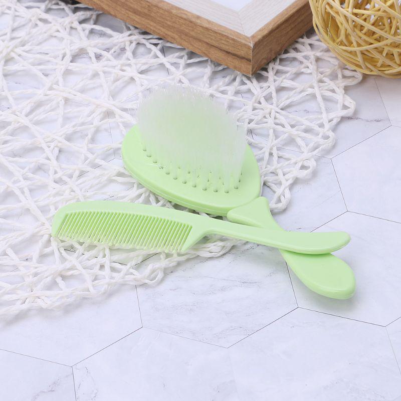 Buy 1 Set Baby Comb Brush Nursing Supplies Bathing Washing Hair Soft ...