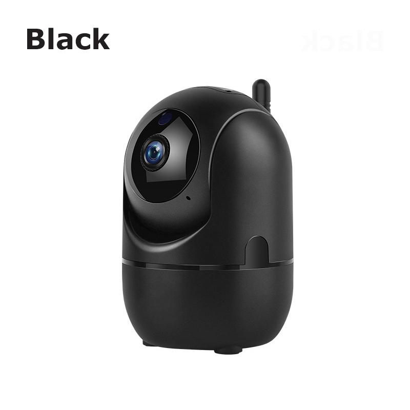 Black Smart Home Security Surveillance 1080P Cloud IP Camera Auto ...