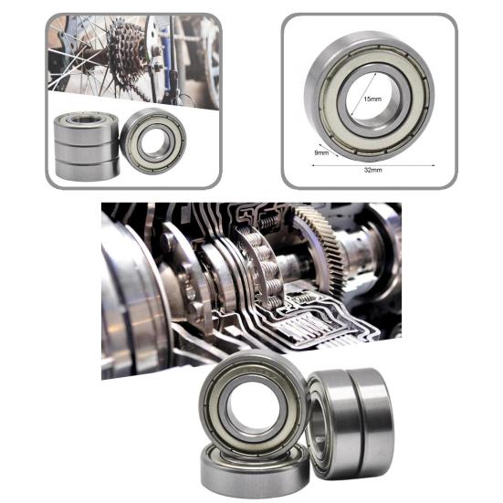 Buy Sturdy Single Row High Speed Bearing Steel Low Friction Deep Groove ...