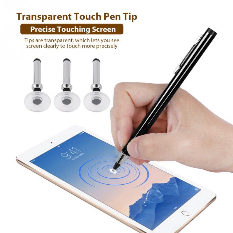 3PCS Transparent Precise Touch Pen Tip No Scratch Touchscreen Stylus ...