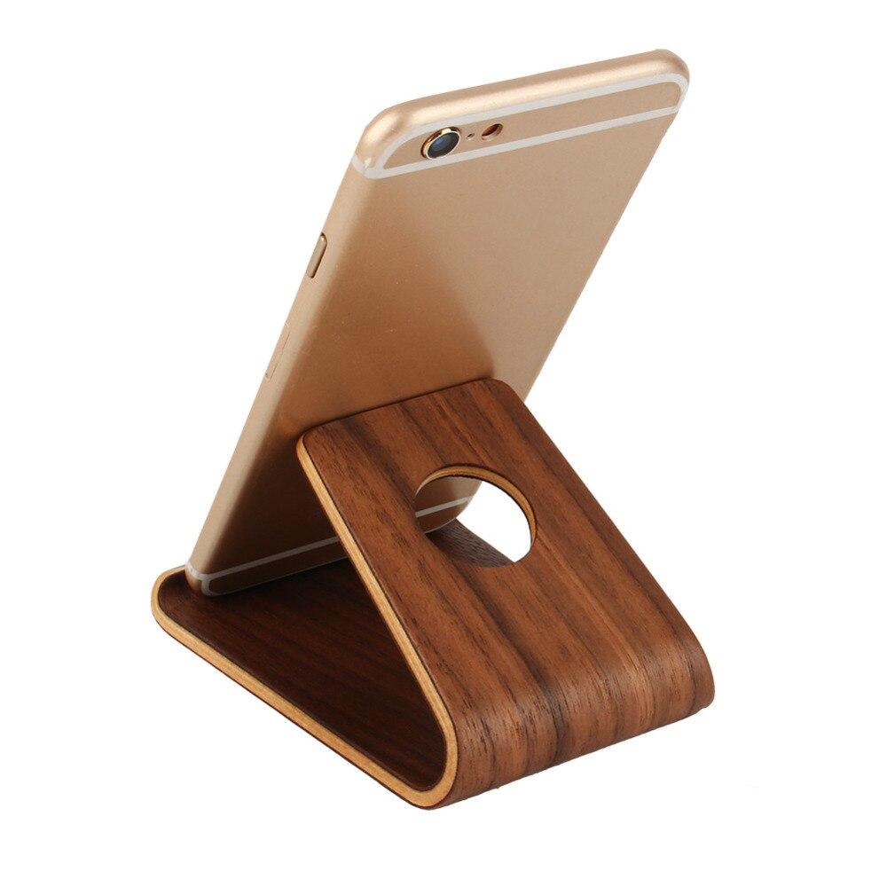 Buy Universal Wood Stand Bamboo Mobile Phone Holder Stand Lightweight ...