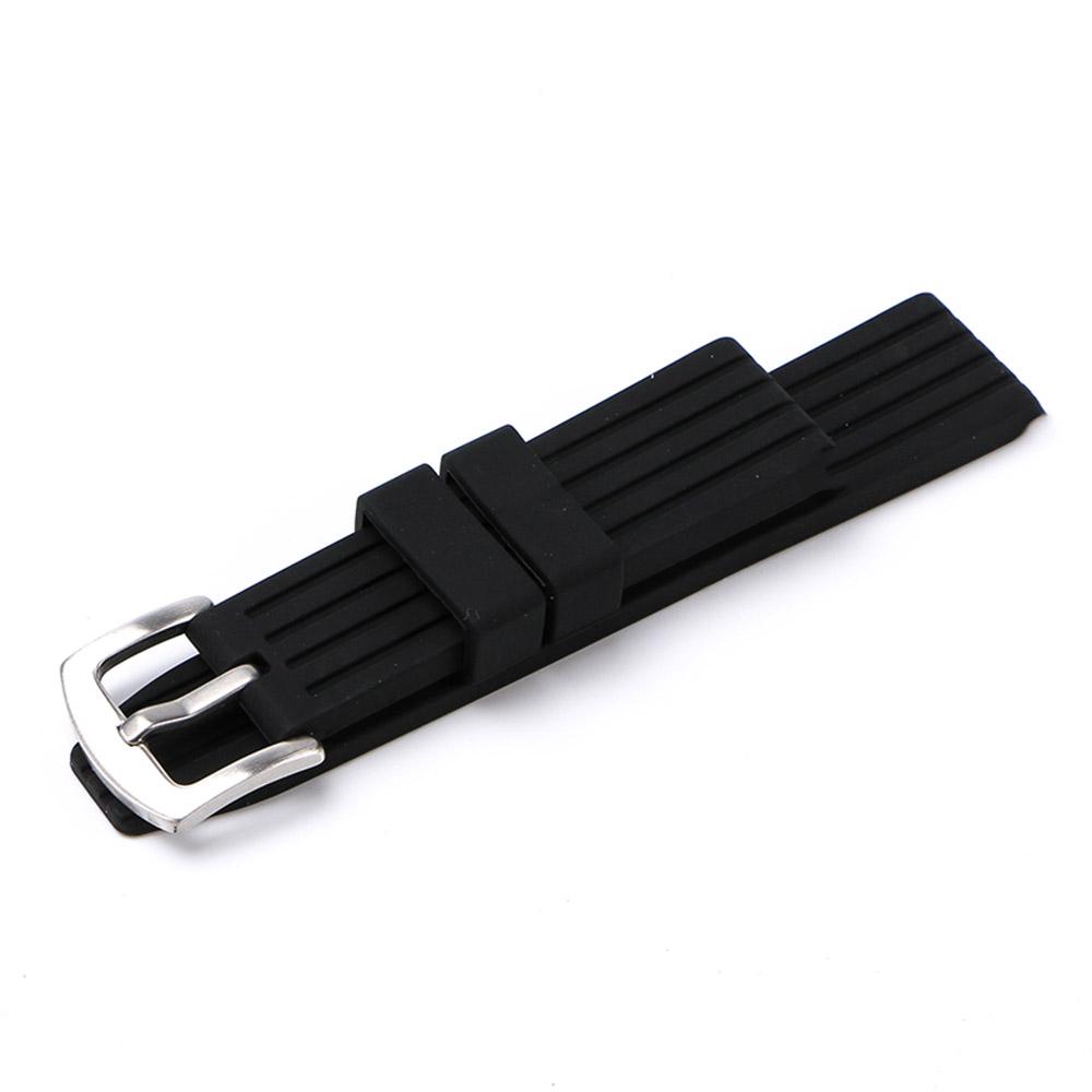 Waterproof Sport Rubber Bump Vertical Stripes Silicone Watches Band ...