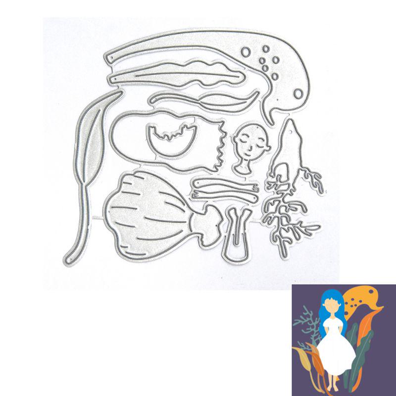 Buy Girl Metal Cutting Dies Scrapbooking Supplies for Paper Card Making ...