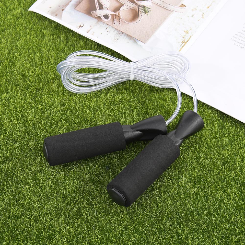 Cheap Fitness Jump Rope Adjustable Steel Wire Foam Handle Speed ...