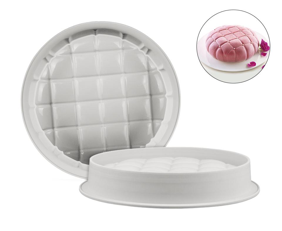 Buy 3pcs Silicone Cake Mold Pan Baking Chocolate Sponge Cakes Mousse ...