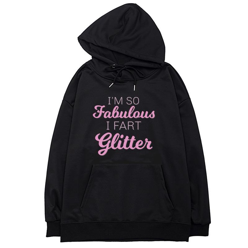 Buy Autumn Im So Fabulous I Fart Glitter Gay Pride Print Unisex Hoodie ...