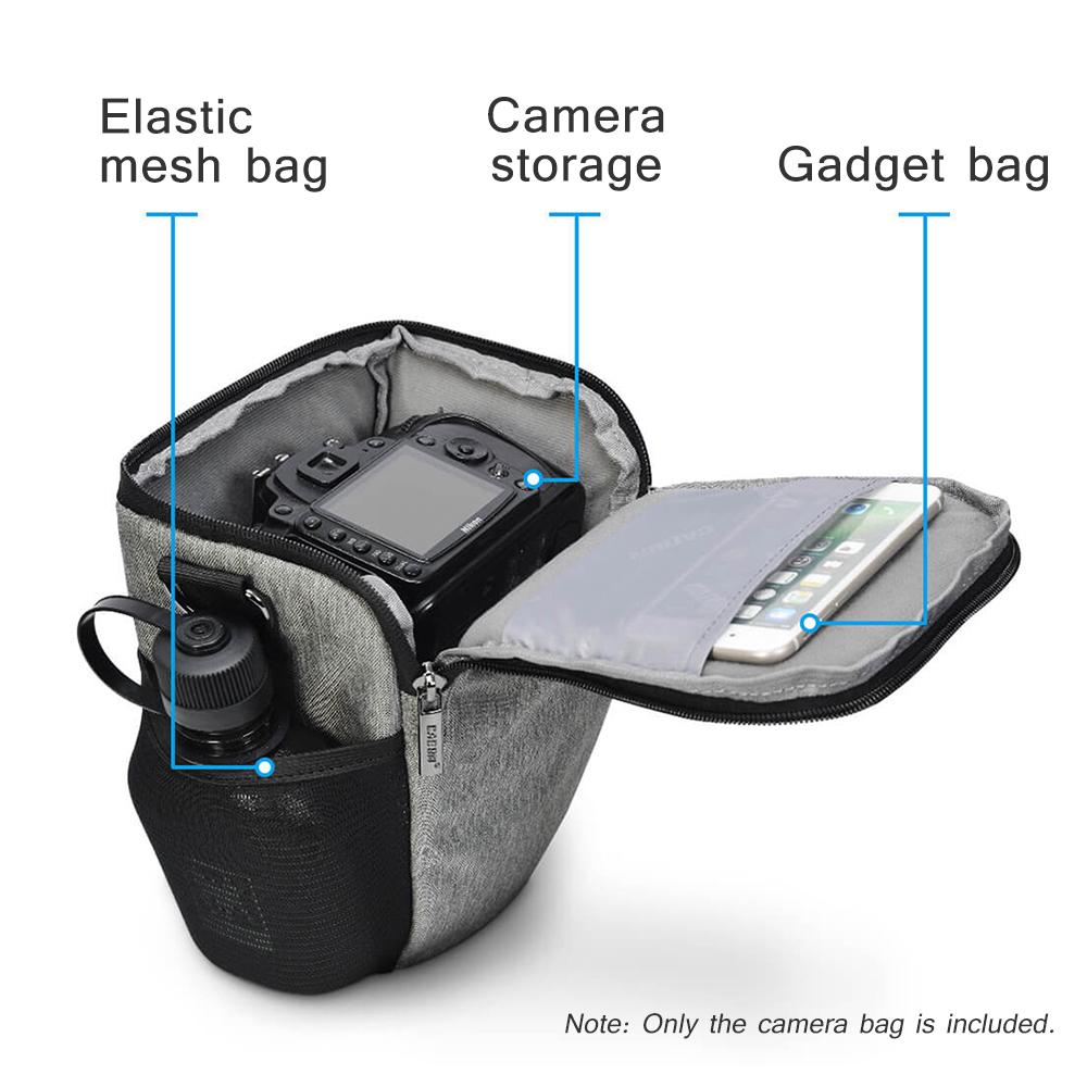 Buy CADeN Camera Shoulder Bag Case Pouch Water-resistant Carry Bag with ...