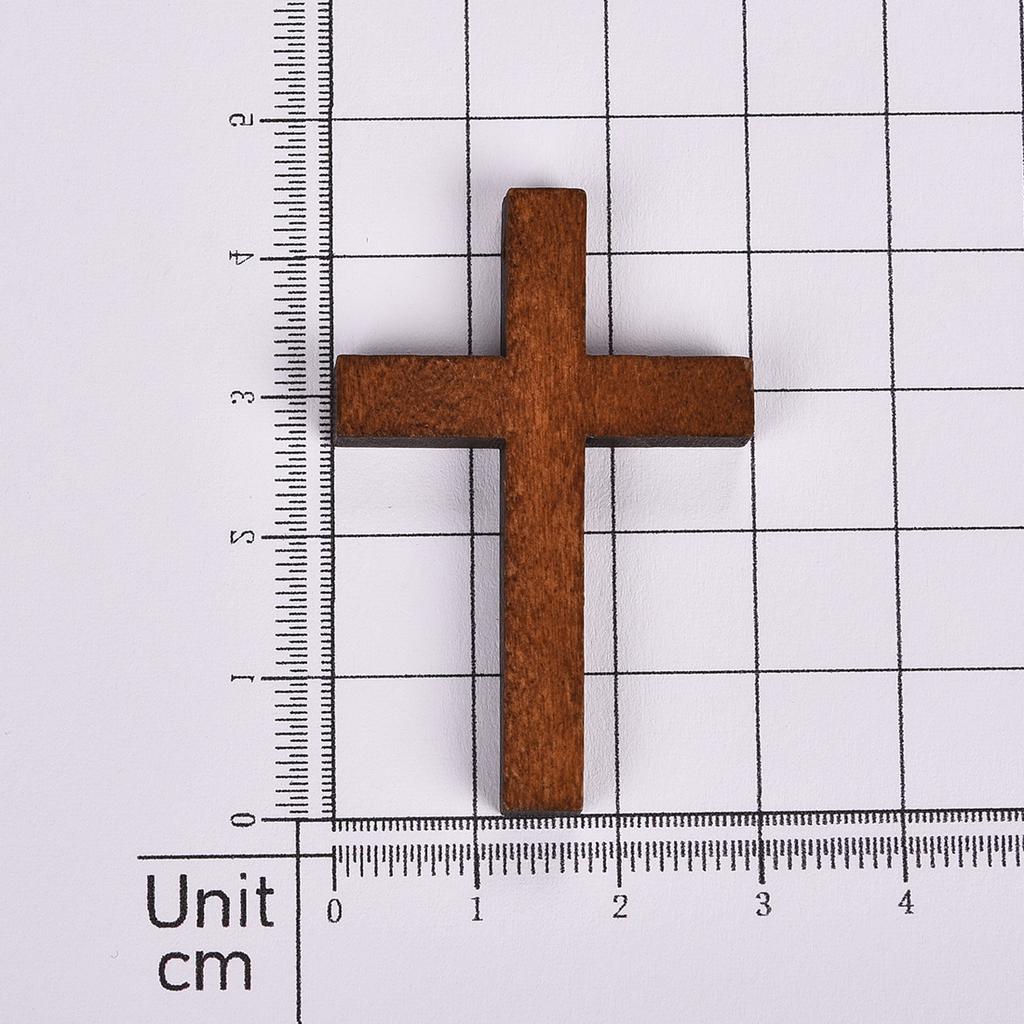 Buy Fashion 10 Pieces of Brown Wood Crosses, Jewelry Accessories at ...