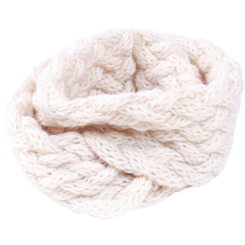 Buy Winter Ring Scarf Women Knitting Infinity Scarves Knitted Warm Neck ...
