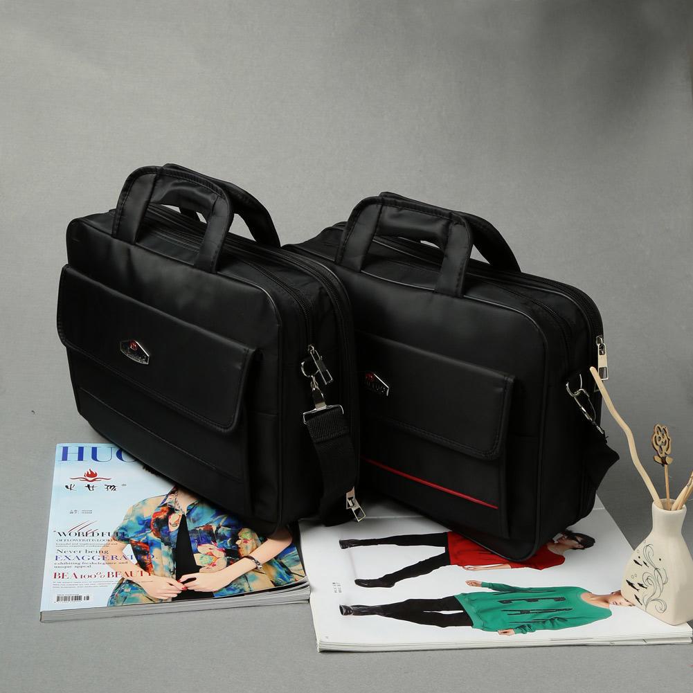 Buy New Oxford Laptop Bag Unisex Waterproof Dual Zippers Velcro Pocket ...