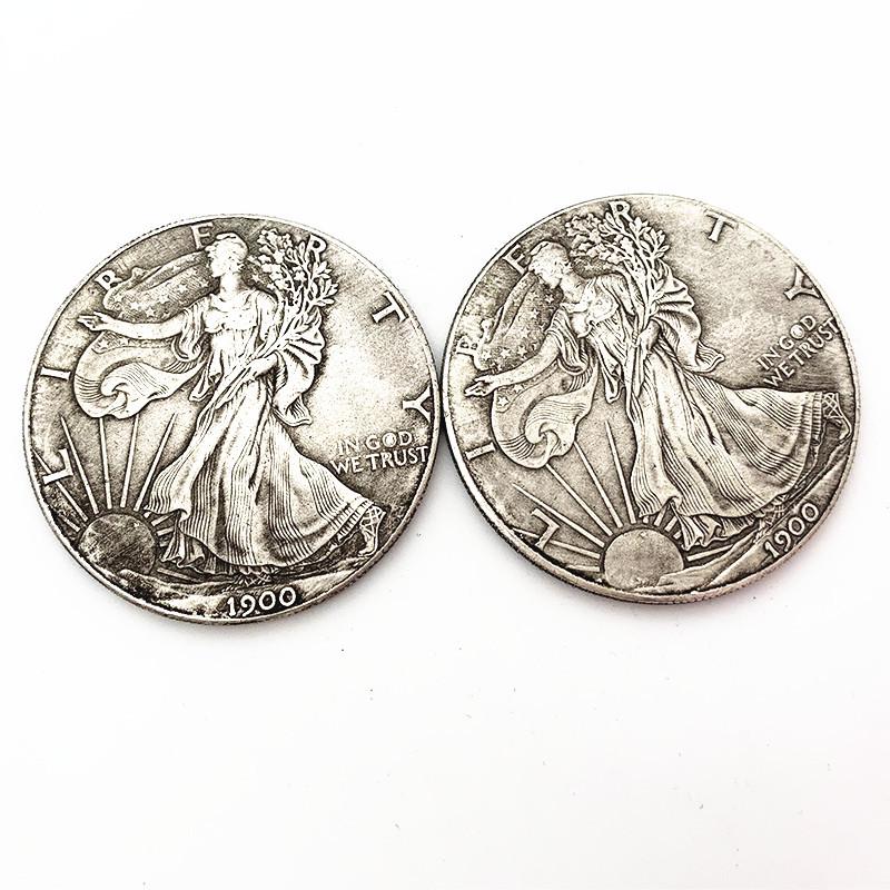 Buy American Statue of Liberty 1900 Antique Coin Collection Crafts ...