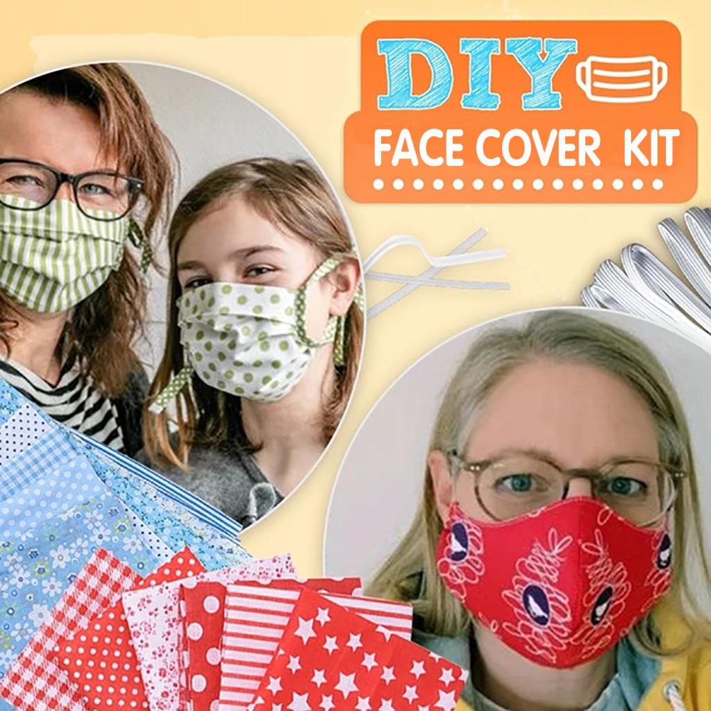 Buy Face Cover Material DIY Self-Made Face Cover Material Set DIY ...