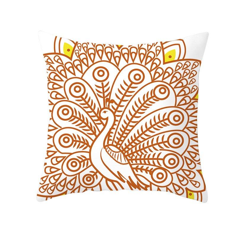 Satın alın Carton Cushion Cover Animal Printed Pillow Cover For Chair ...