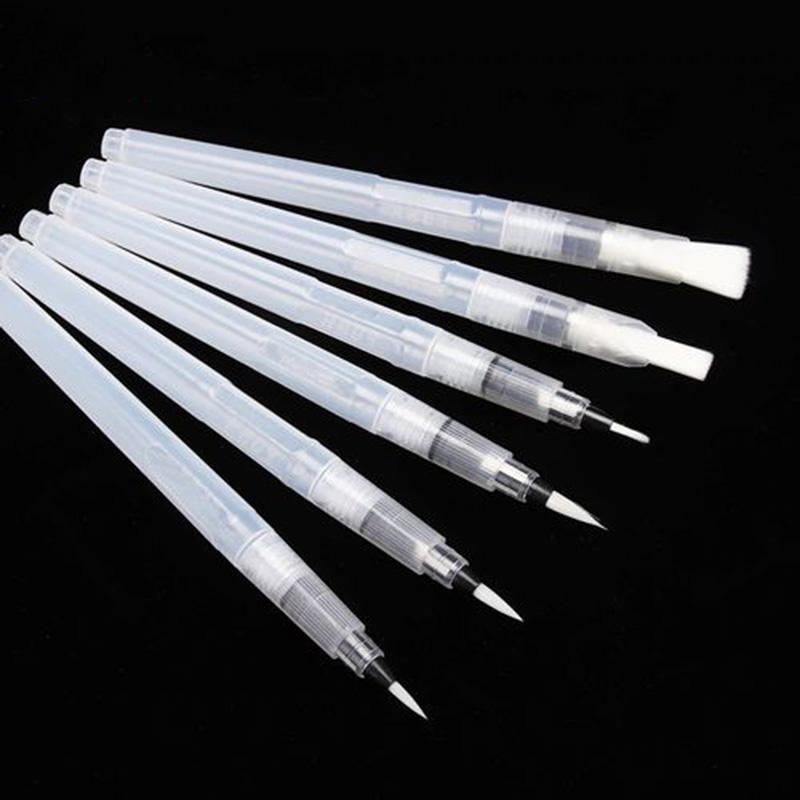 Refillable Paint Brush Soft Watercolor Brush Ink Pen for Painting ...
