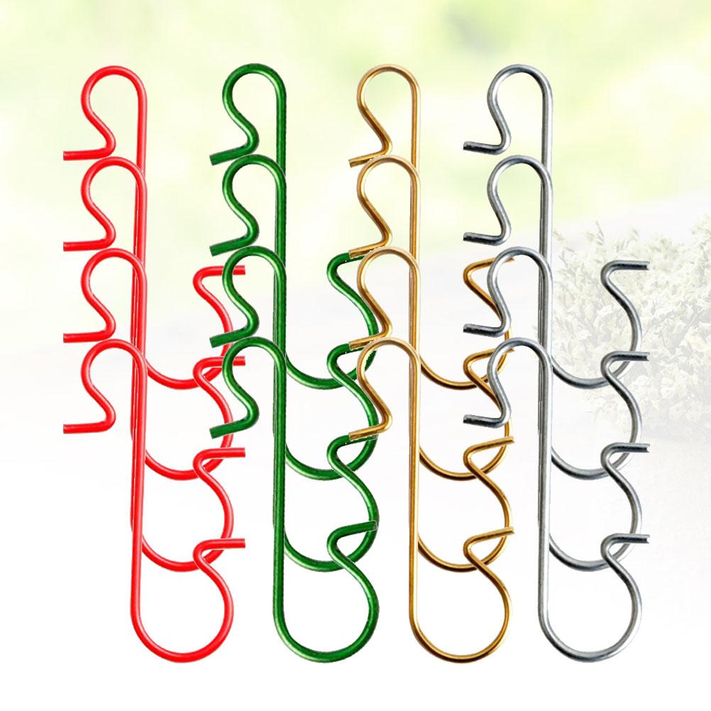 100pcs Small S Shape Hook Decorations Christmas Pothook Decorative ...