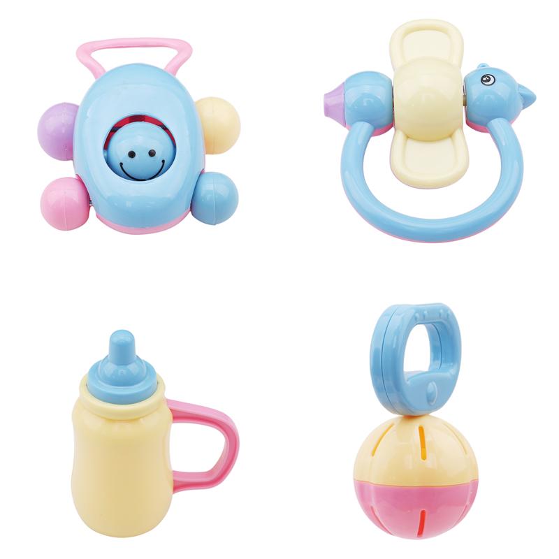 Buy Musical Baby Rattles Shake Bell Cute Hearing Traning Infant 4Pcs ...