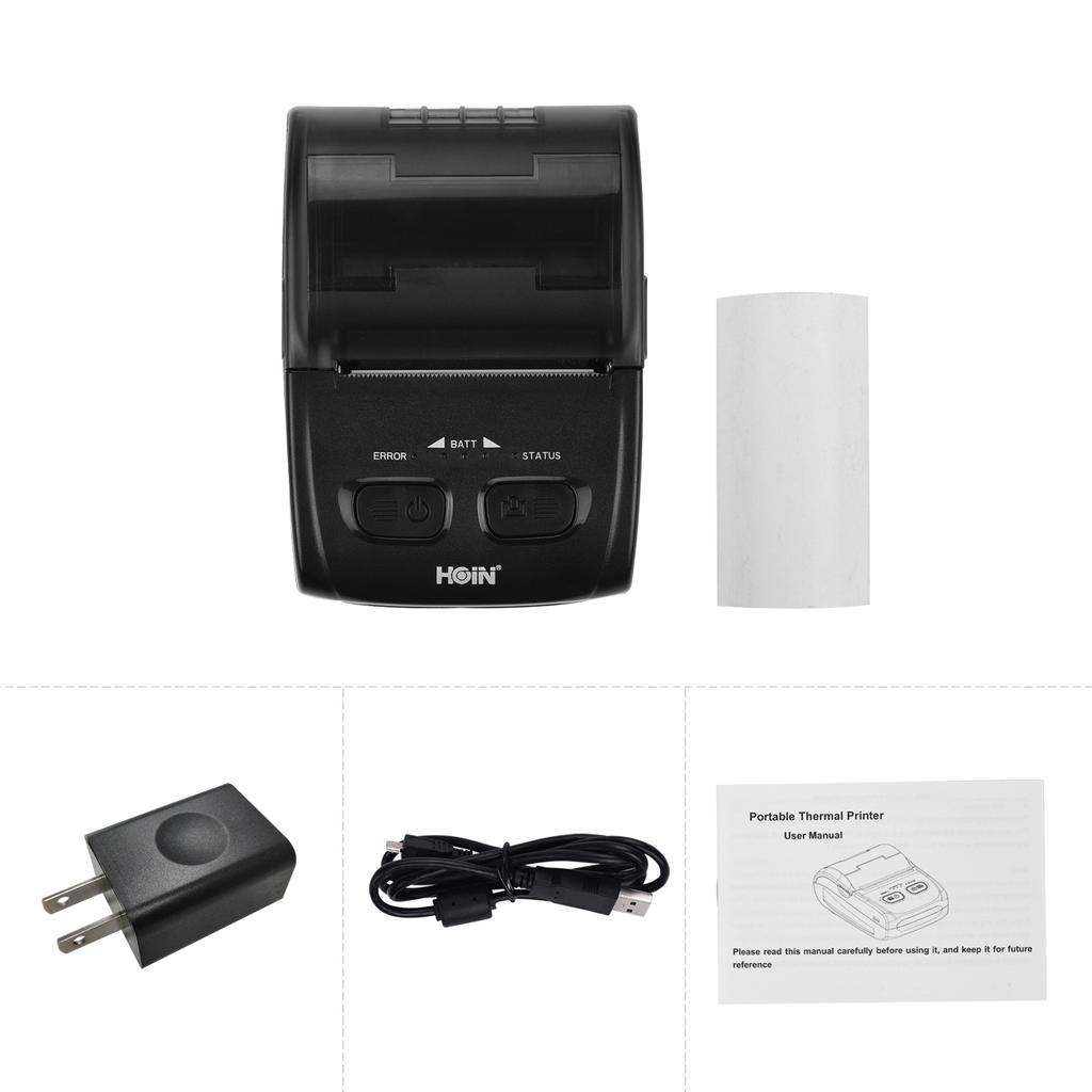 Buy Portable 58mm Thermal Receipt Printer Handheld Barcode Printer Usb ...