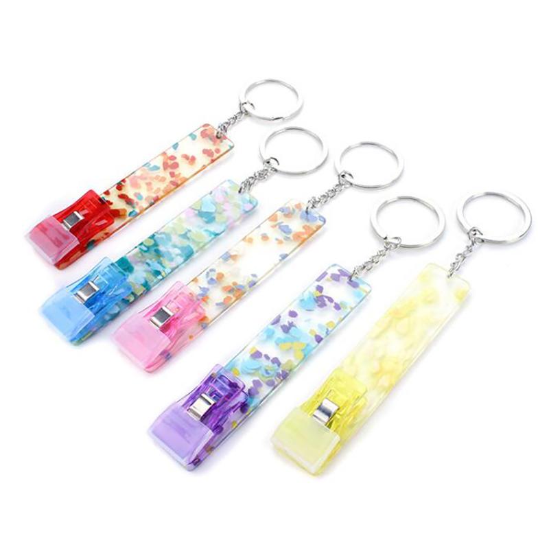 Buy Acrylic Material Card Puller Credit Card Grabber Keychain For Long ...
