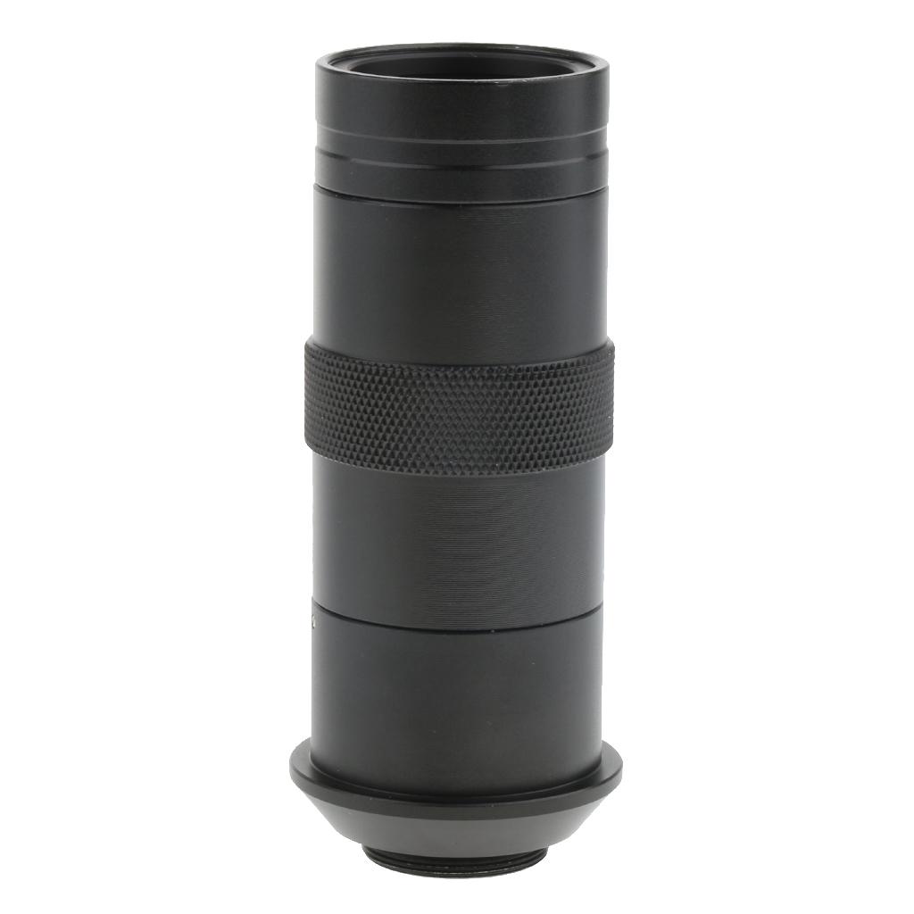 100X Digital CCD Industry Microscope Camera CS C Mount Zoom Lens ...