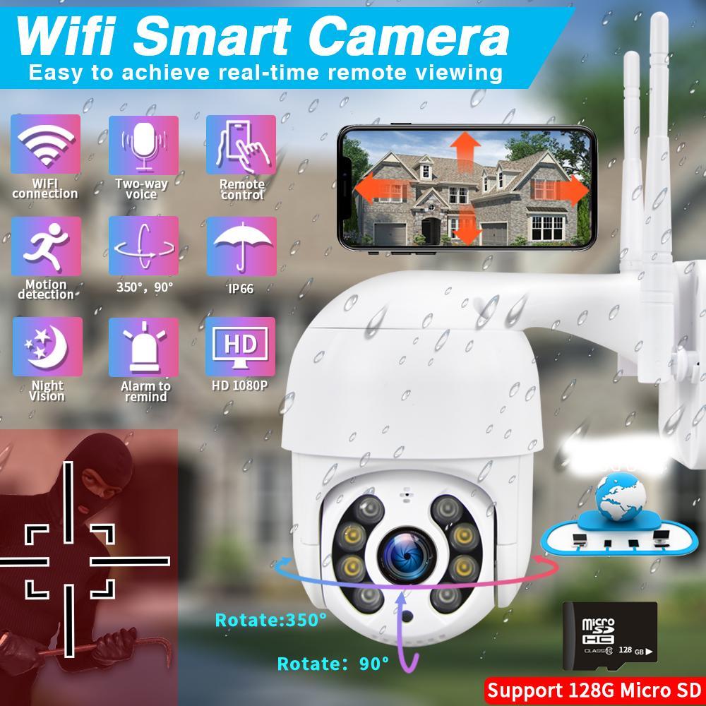 Buy Wireless Surveillance CCTV Camera Full Color WiFi 2MP HD 1080P ...