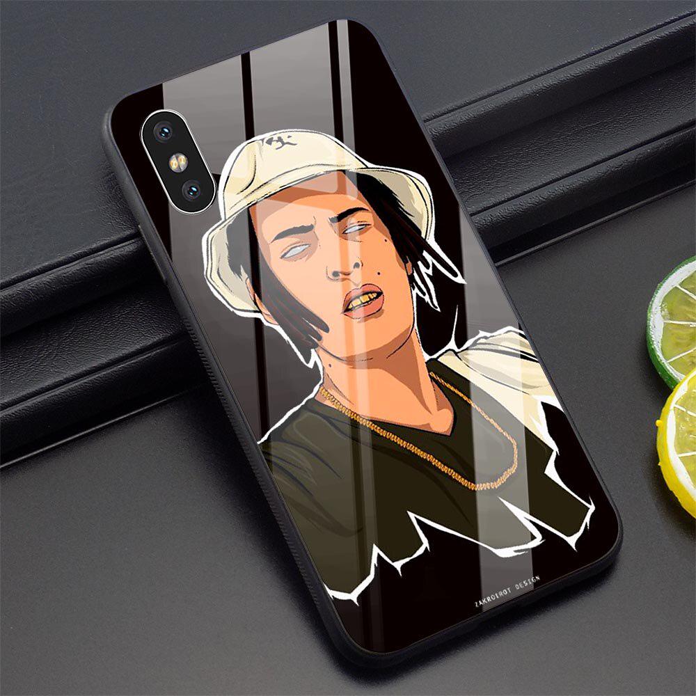 Buy Kizaru Rapper Slim Tempered Glass Phone Case for iPhone Xs Max 5 5S ...