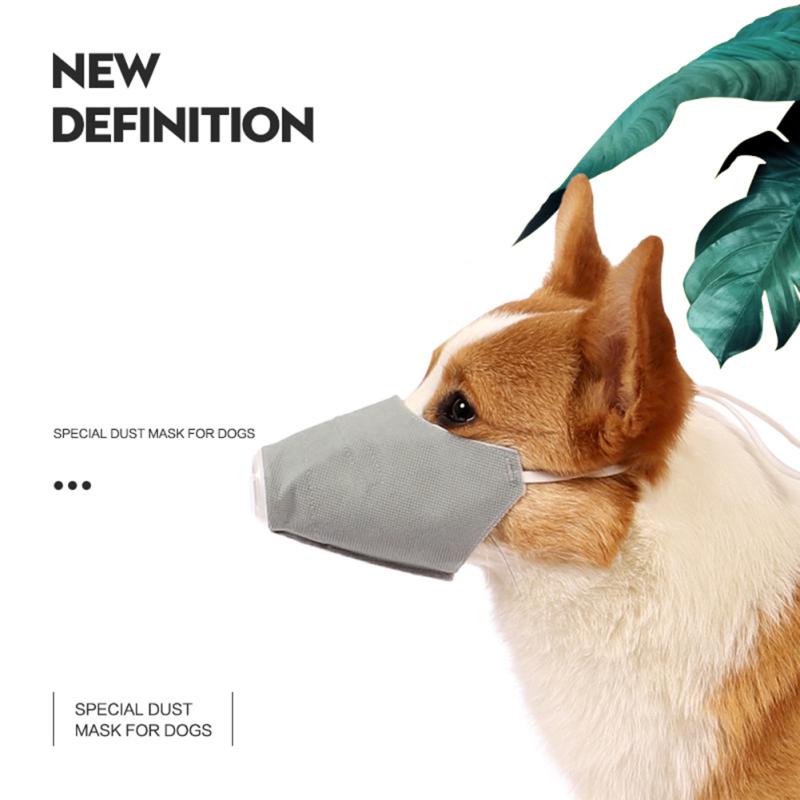 Buy Pet Dog Soft Face Cotton Mouth Cover Respiratory Filter Anti-fog ...