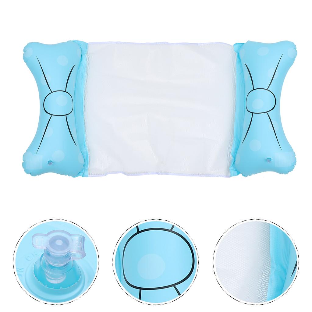 Buy 1pc Water Floating Bed PVC Pool Floating Mat Bowknot Shape ...