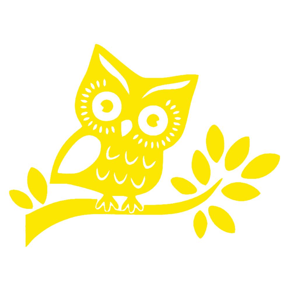 Buy Stylish Lovely Owl Branch Car Vehicle Body Window Reflective Decals ...