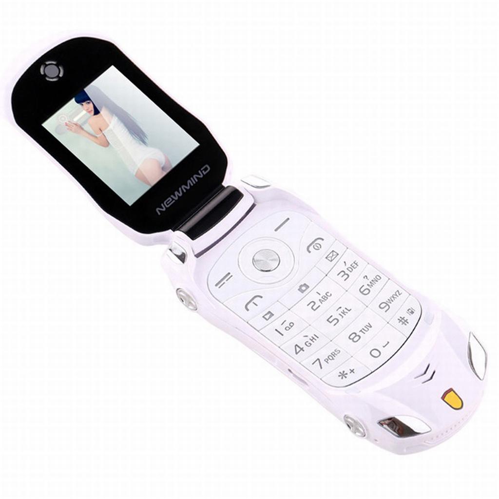 NEWMIND F15 Flip Phone Car Modelo Dual Sim Card Mobile Cellphone 1.8 ...