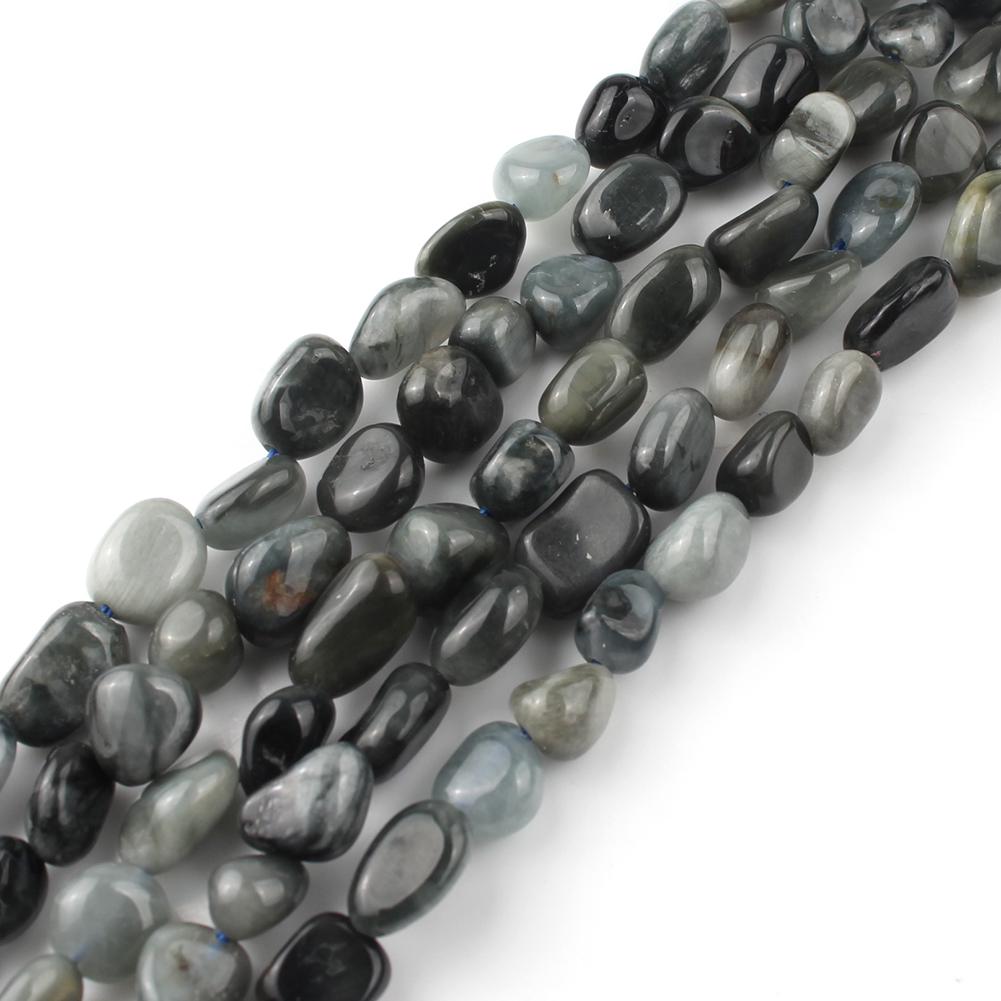 Buy 5-7mm Irregular Natural Hawkeye Stone Beads for Jewelry Making ...