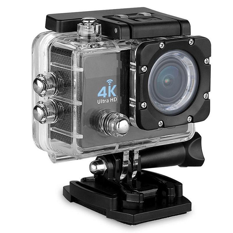 Buy 170 Degree 4K Ultra HD Helmet Sports WiFi Action Camera CAM ...