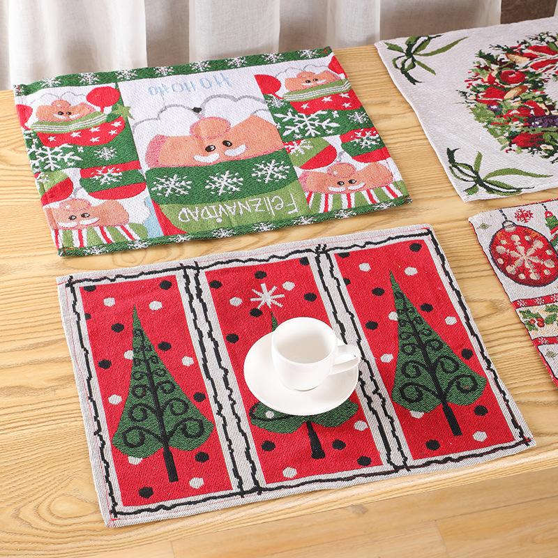 Christmas themed placemats Linens Table Linens etna.com.pe