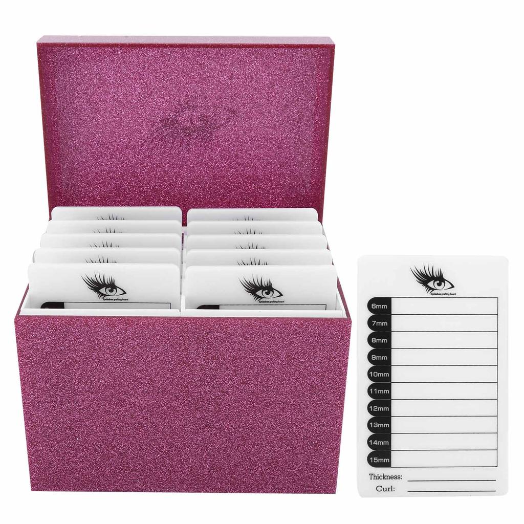 Buy Acrylic Eyelash Storage Box 10 Layers Eyelash Storage Box Display ...