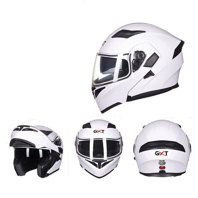 GXT Motorcycle Helmet Double Lens Anti-fog Helmet Open Face Helmet Full ...