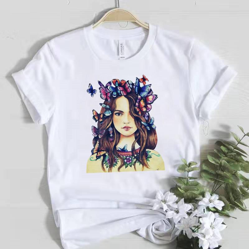 Buy Funny Cartoon Print T-shirt Loose Short Sleeves Creative Funny Tops ...