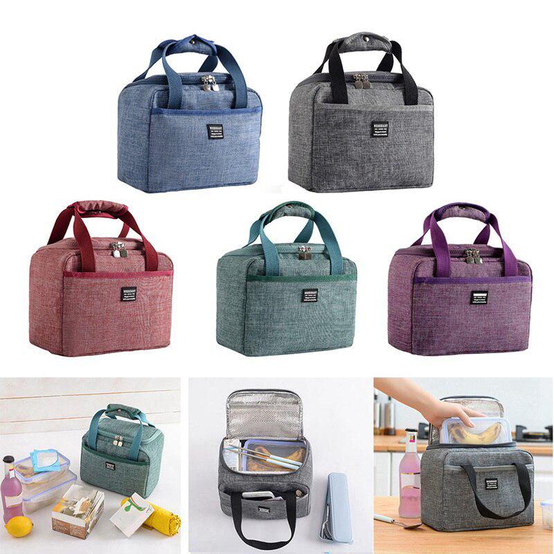 Buy New Oxford Fabric Lunch Box Bag Insulated Thermal Bag Bento ...