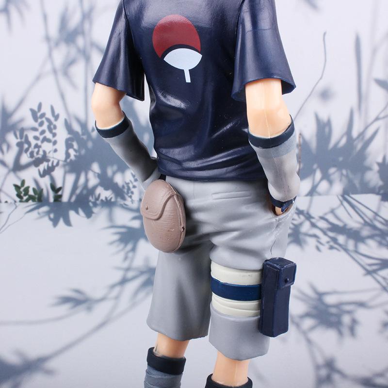 Buy Anime Naruto Standing Posture Childhood Uchiha Sasuke Figure ...
