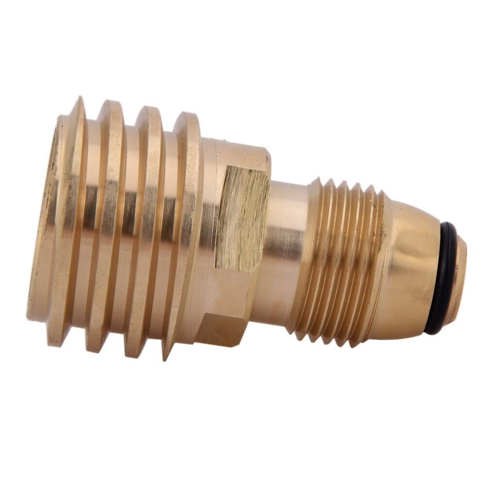PDTO Brass Adapter Converts Propane LP TANK POL Refill Valve To QCC1 ...