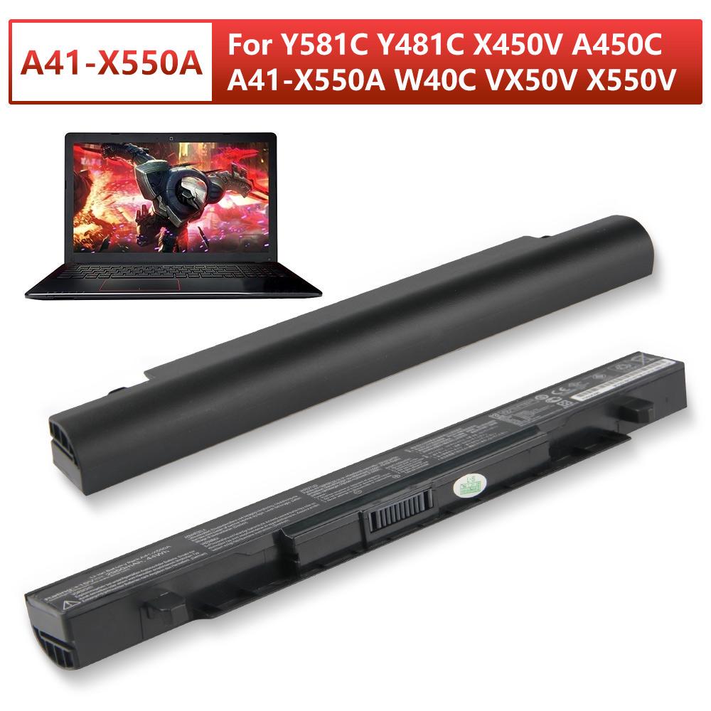 Buy Replacement Laptop Battery A41-X550A For ASUS Y581c Y481c X450v ...