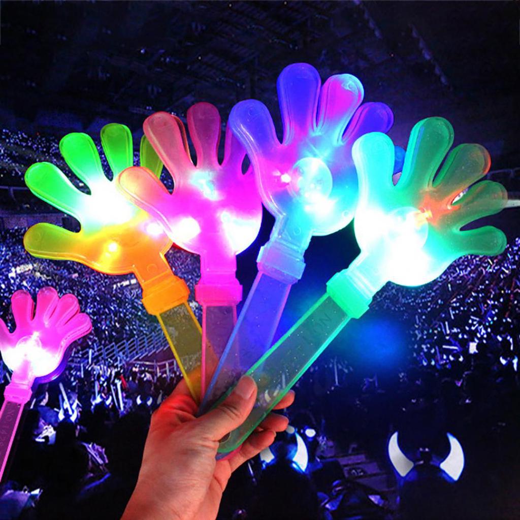 Cheap 24cm Portable Palm Shape Plastic Luminous Pat Light Up Party ...