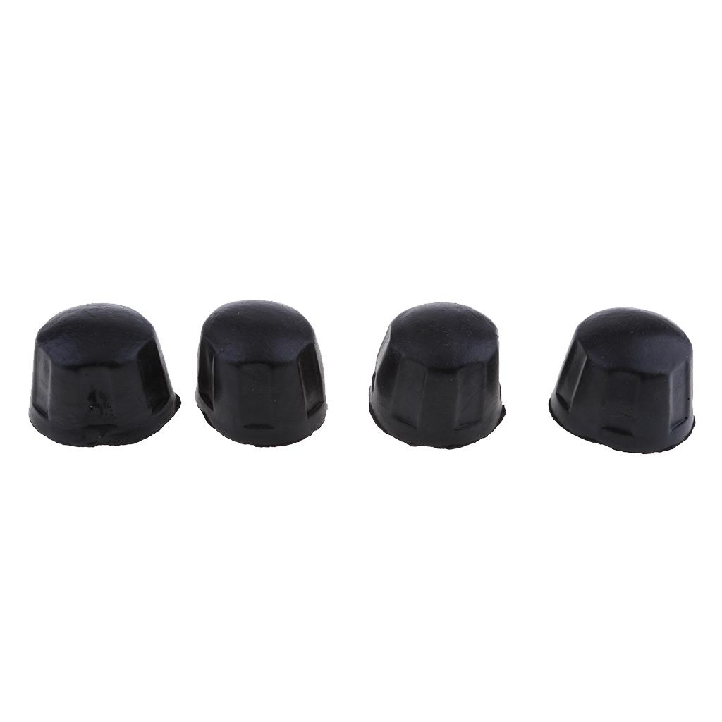 Buy 4pcs DUST AXLE NUTS COVERS CAPS for 50cc 70cc 90cc 110cc 125cc ATV ...