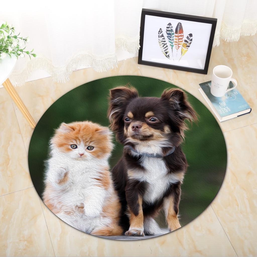 Buy Creative Floor Stickers Counter Top Round Wall Sticker Removable ...