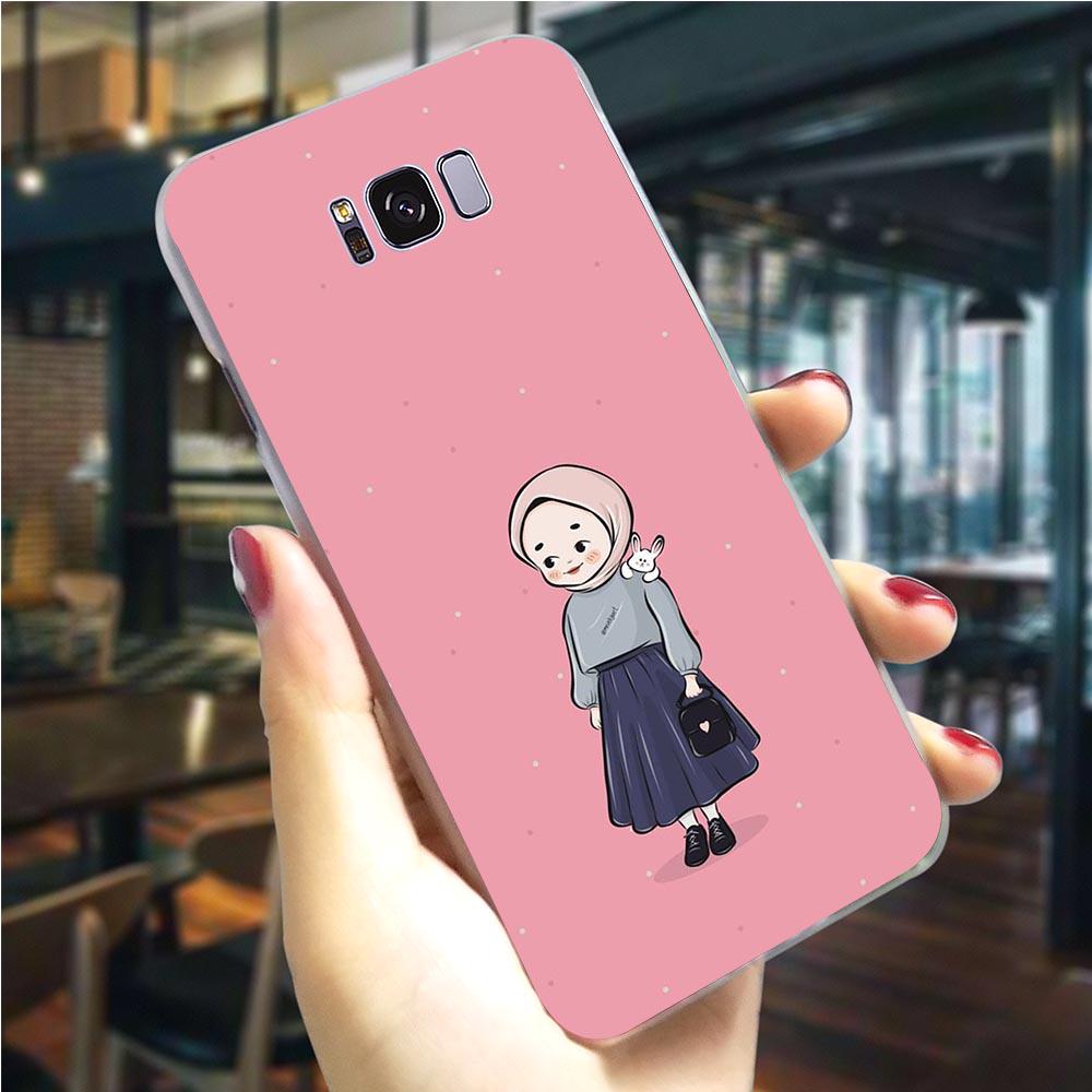 Buy Muslim Islamic Girl Phone Cover For Galaxy A40 A3/A5 A6 A8 Plus/A7 ...