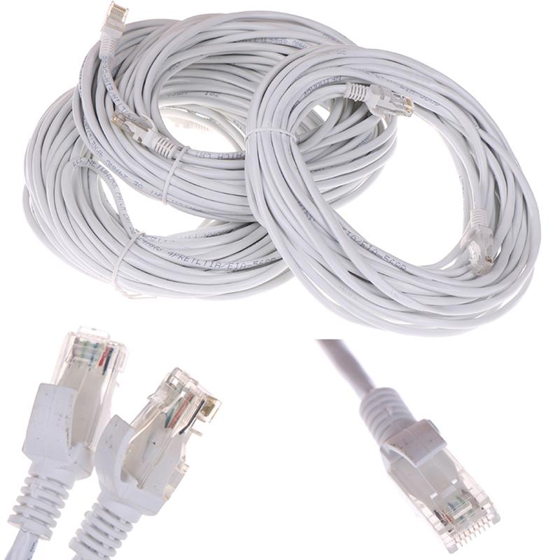 Buy 10M-30M Cat5E Utp Rj-45 Gray Network Cable Patch Cord Computer ...