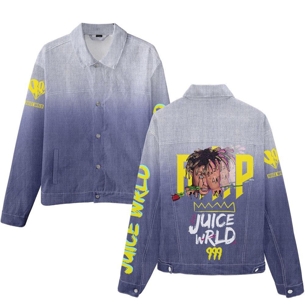 Buy New Listing 3d Juice Wrld Denim Jacket Men Women Outwear Fashion ...