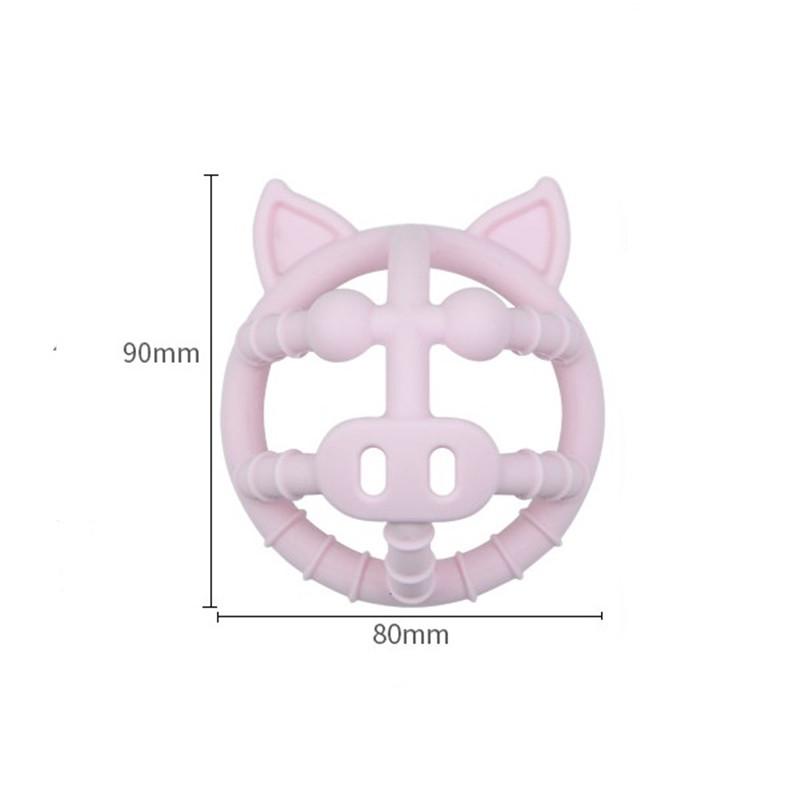 Cheap Silicone Teether Rodent Cartoon Animals 1pc Food Grade Silicone ...