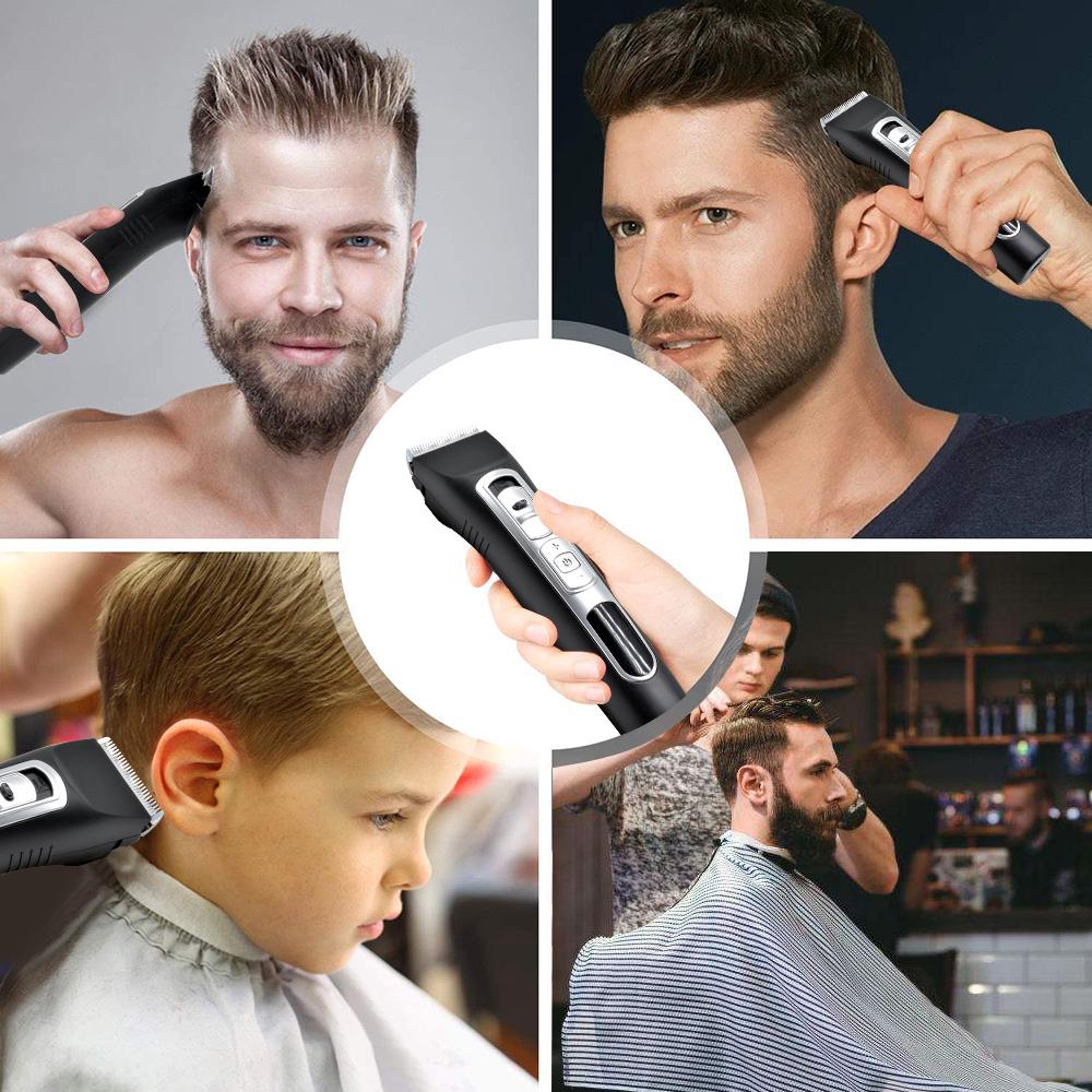 Buy Hair Clippers, Professional Cordless Clippers Hair Trimmer Beard ...