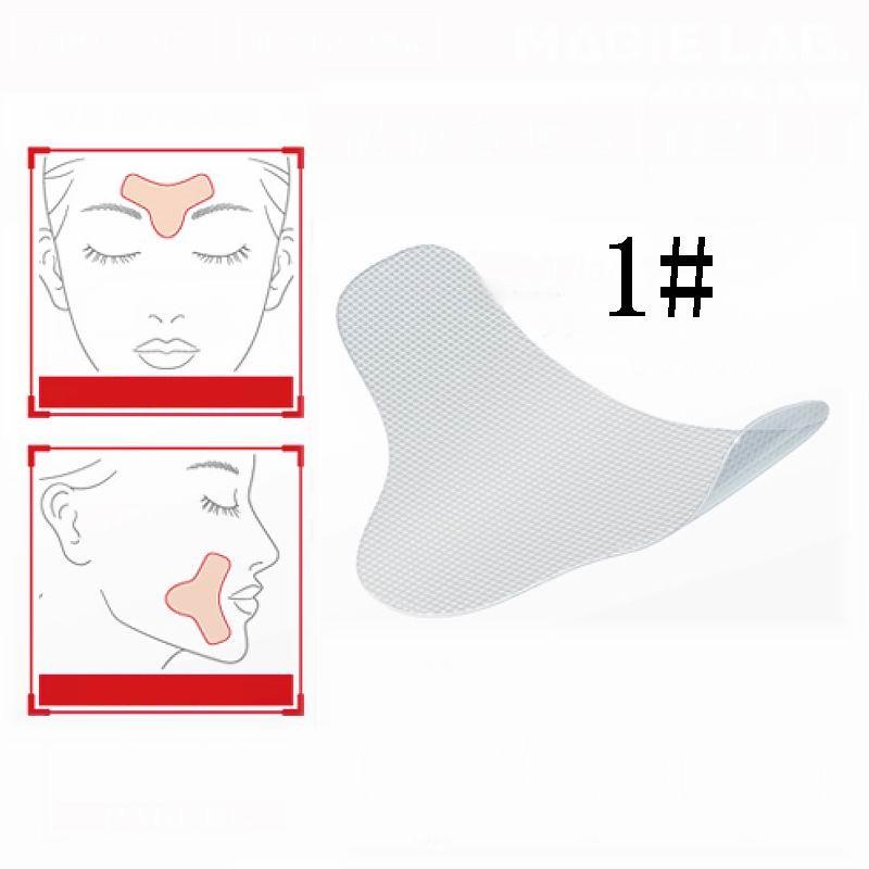 Buy Reusable Silicone Wrinkle Face Forehead Neck Sticker Face Lifting ...
